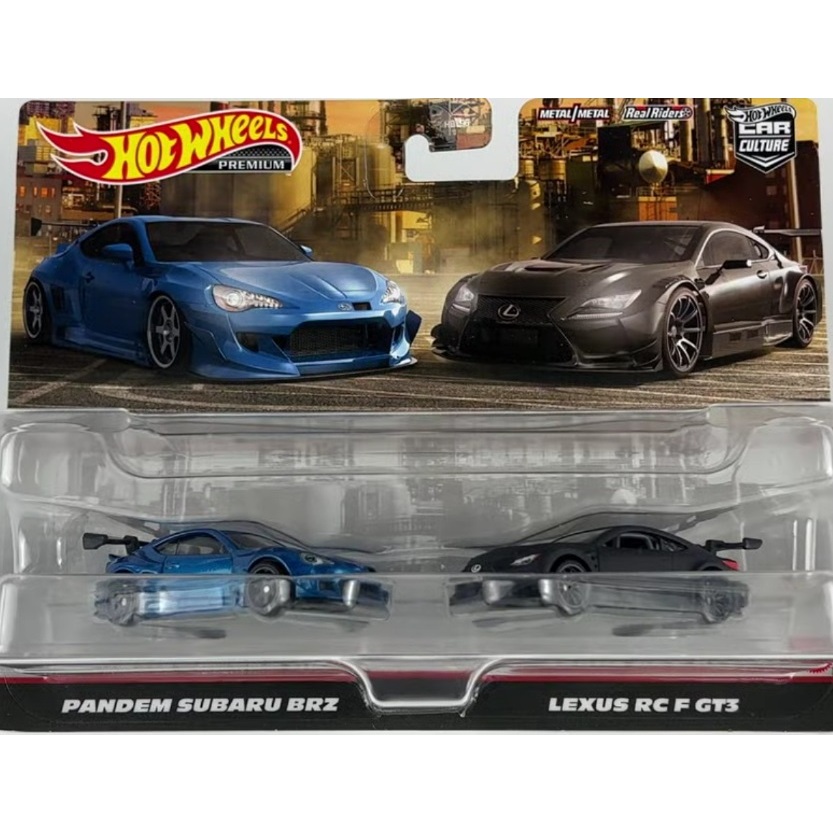 Jual Hot Wheels Premium Twin Pack Pandem Subaru BRZ & Lexus RC F GT3 | Shopee Indonesia