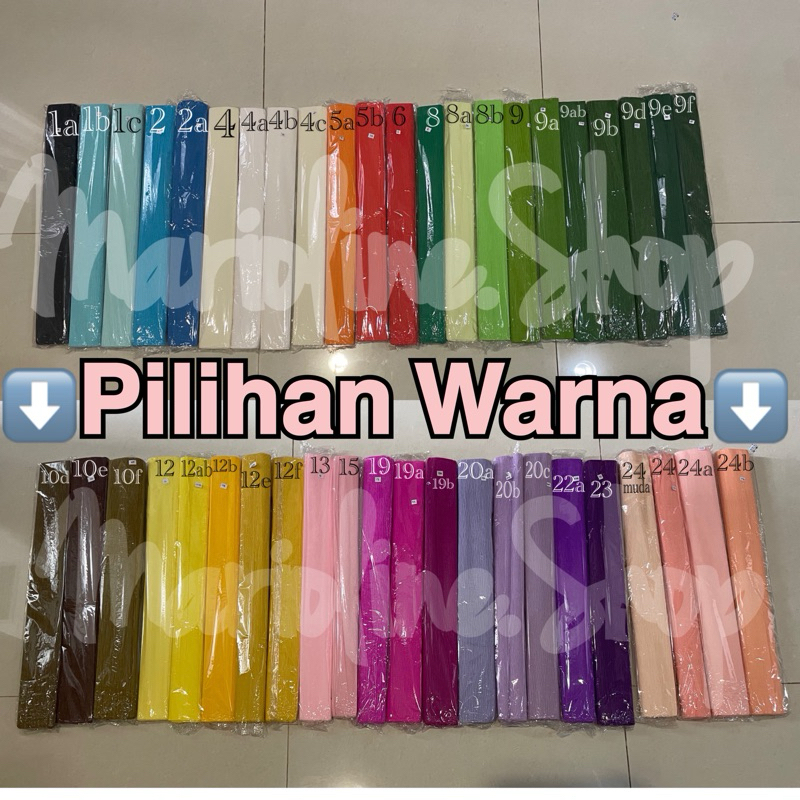 Jual Kertas Krep Crepe Paper Flower Paper Roll Kertas Krep Tebal Kertas ...
