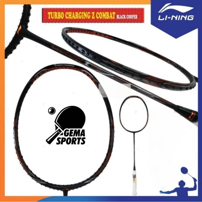 Jual Raket Badminton Lining Turbo Charging Combat Black Copper Original ...