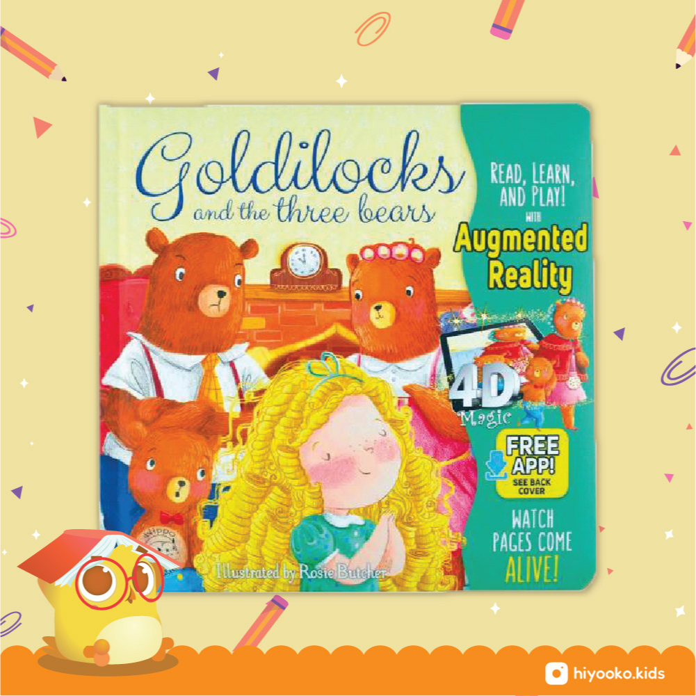 Jual [Hiyooko Kids] Hippo Magic Book Goldilocks and the Three Bears ...