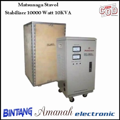 Jual NEW Matsunaga Stavol Stabilizer 10000 Watt 10KVA Penstabil Arus ...