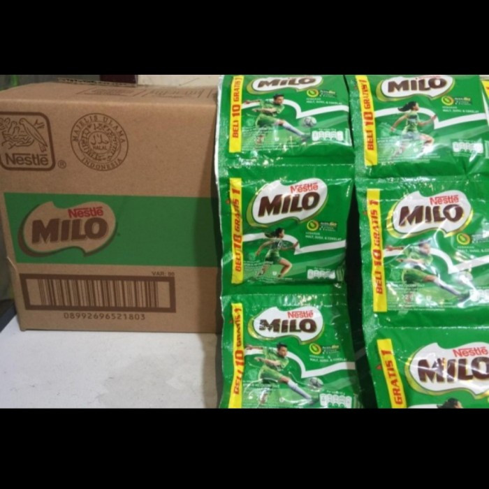 Jual MILO Sachet 22gr (1 dus isi 20 renceng) | Shopee Indonesia
