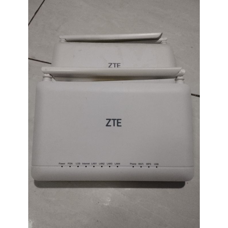 Jual ONT /Router Gpon ZTE F670L Dual Band 5G Plus Adaptor | Shopee ...