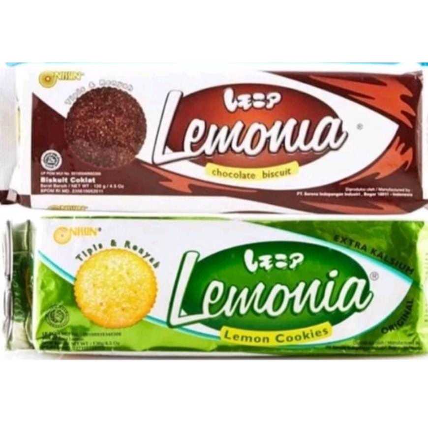 Jual Biskuit Nissin Lemonia rasa Lemon / Coklat ukuran 130 gr | Shopee ...