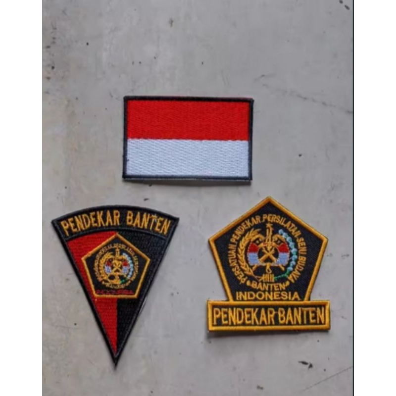 Jual logo bordir pendekar banten satu set beli 10 set gratis 1 set ...