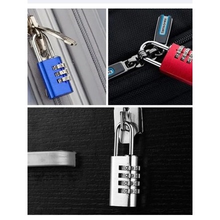 Jual Padlock 3 Digit Combination Solid Padlock Gembok Koper Mini Gembok ...