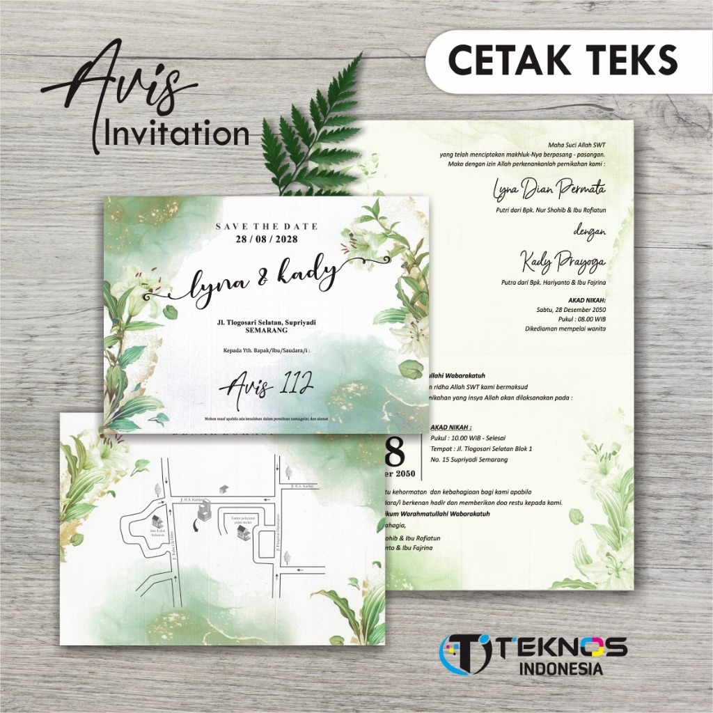Jual UNDANGAN PERNIKAHAN MURAH - UNDANGAN NIKAH BLANGKO AVIS | Shopee ...