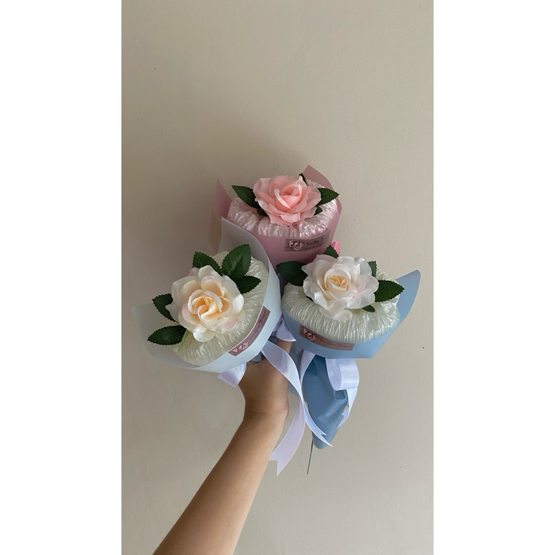 Jual single rose/bouquet bunga/buket bunga/buket mawar/bouquet mawar ...