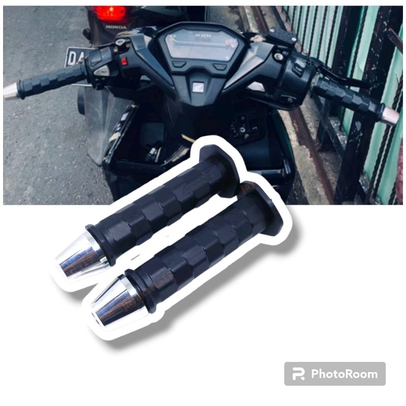 Jual 2pcs handgrip handfat model daytona+jalu stang pcx almu grip kotak ...