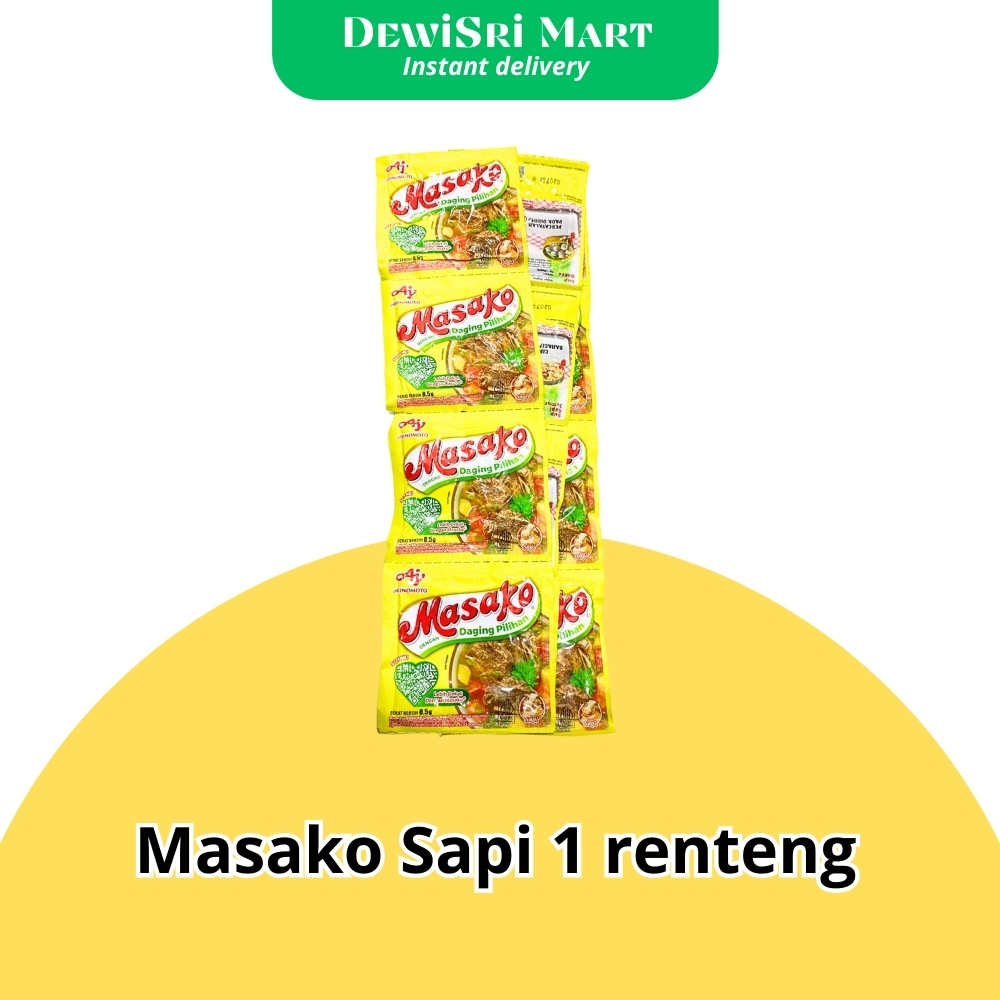 Jual Masako Sapi 1 Renteng Isi 12 Sachet - Dewi Sri Mart | Shopee Indonesia