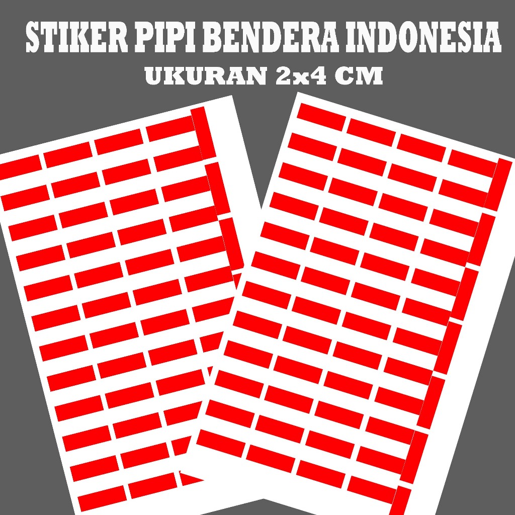 Jual Stiker pipi bendera indonesia - Stiker merah putih - Stiker ... Jual Stiker pipi bendera indonesia - Stiker merah putih - Stiker ...