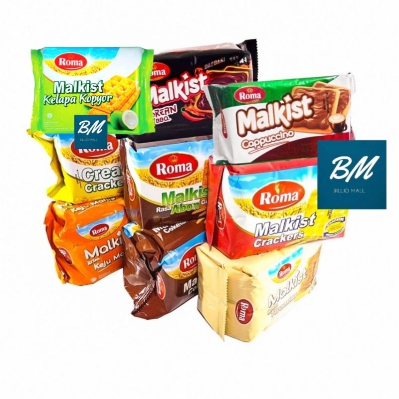 Jual Roma Malkist Premium Pack / Roma Malkis Crackers Merah / Cream ...