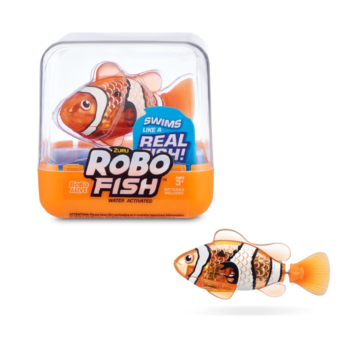 Jual Zuru Robo Fish Series 2 Robotic Swimming Fish with Color Change ...