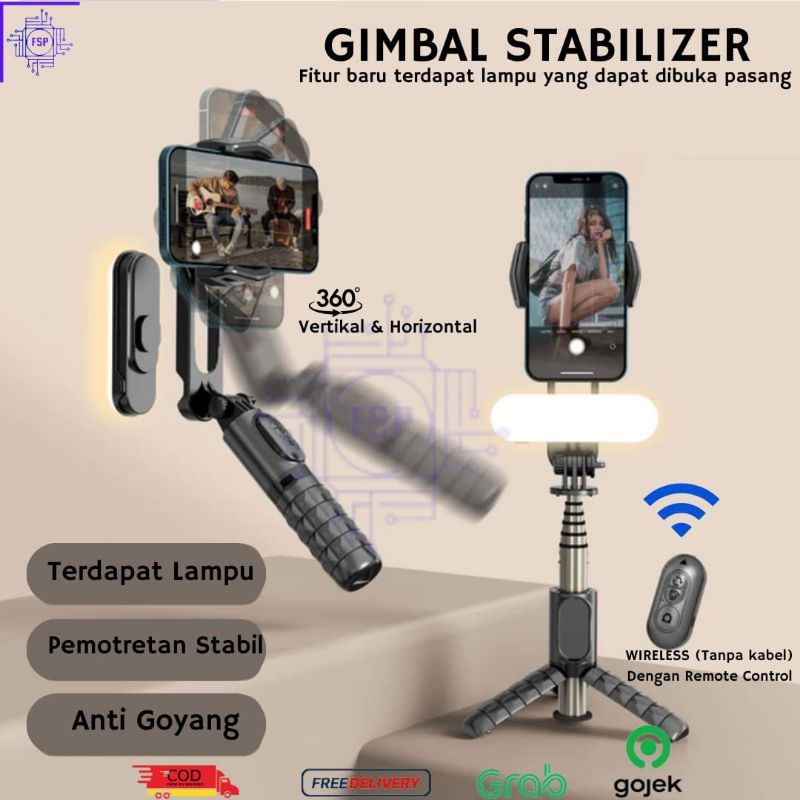 Jual New 2024 - Gimbal Stabilizer HP Gimbal Handphone Premium Q09 ...