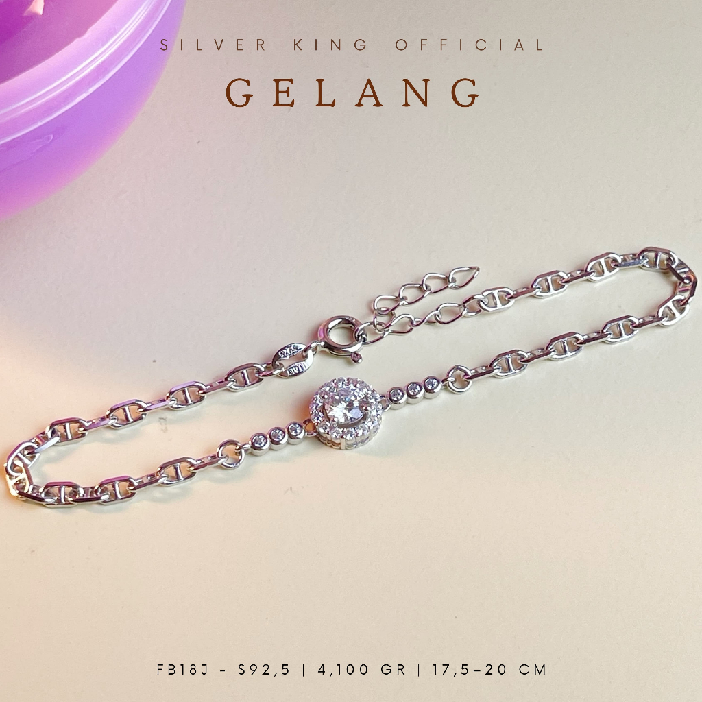 Jual FB18J Gelang Perak 925 | 4,100 gr | Shopee Indonesia