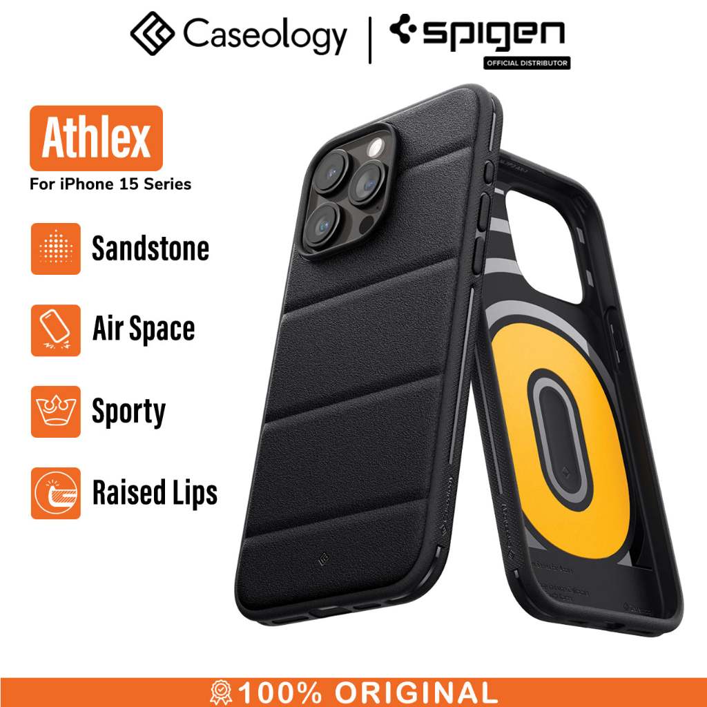 Jual Case iPhone 15 Pro Max Plus Caseology by Spigen Athlex Anti Crack ...