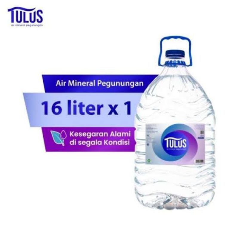 Jual AIR MINERAL TULUS pH8 GALON 16 Liter | Shopee Indonesia