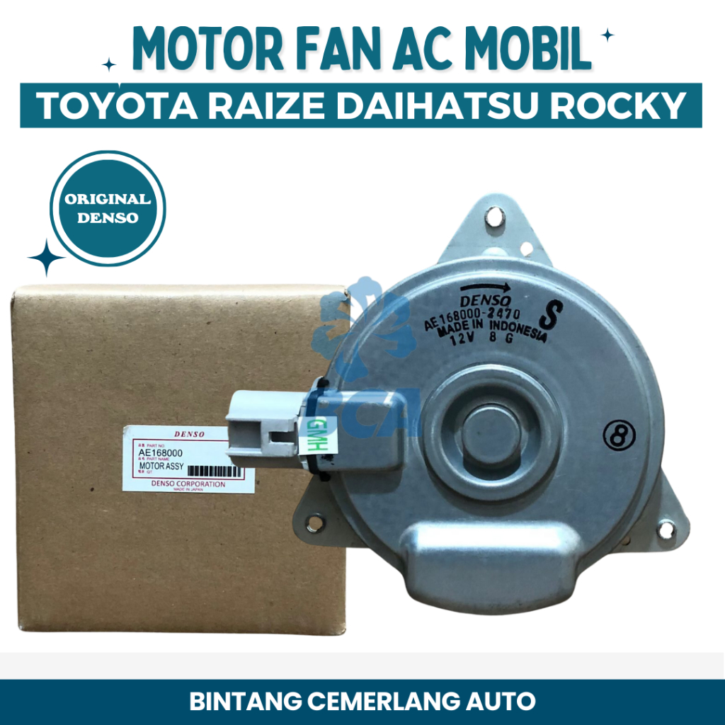 Jual MOTOR FAN AC Mobil Toyota Raize Daihatsu Rocky ORIGINAL DENSO ...