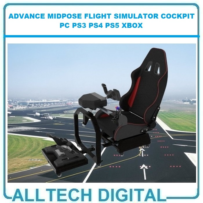 Jual Flight Simulation Gaming Seat | Kursi Seat Chair Saitek Pro ...