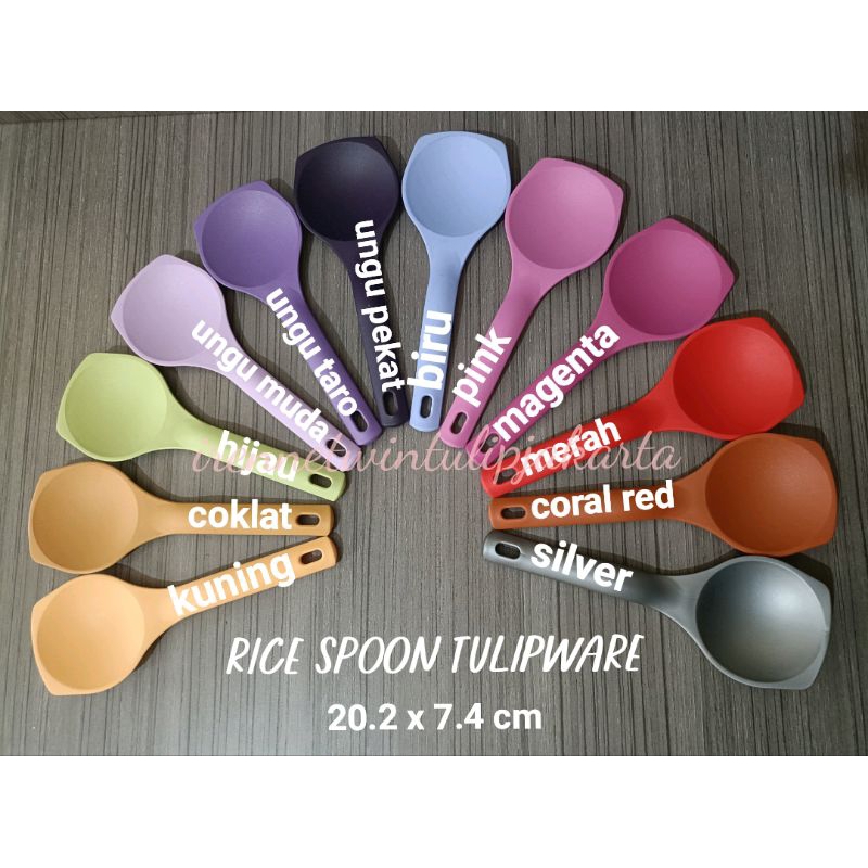Jual Sale!! Rice spoon tulipware ( centong nasi ) | Shopee Indonesia
