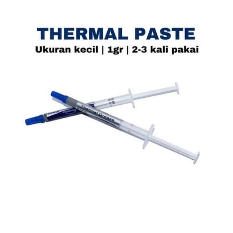 Jual Thermal Paste Suntik Mini Untuk Pendingin Processor CPU 0,2ml ...