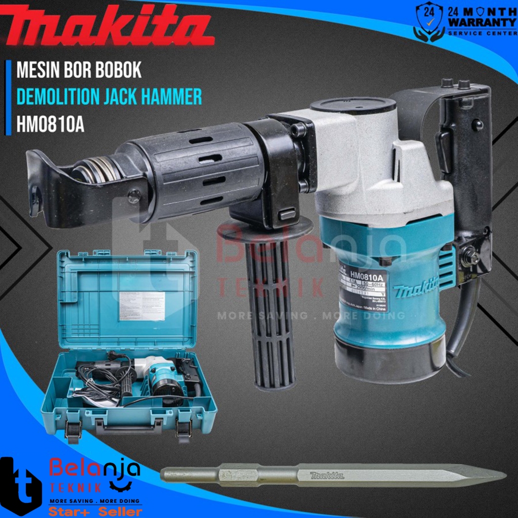 Jual Makita Mesin Bor Bobok Beton HM 0810 A Demolition Hammer HM0810A 900 W | Shopee Indonesia