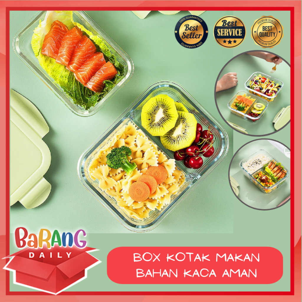 Jual TEMPAT BEKAL BAHAN KACA / BOX KOTAK MAKAN BAHAN KACA AMAN UNTUK ...