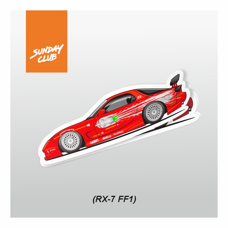 Jual Sunday Club - Sticker Satuan Fast Furious Mazda RX7 Dom's | Shopee ...