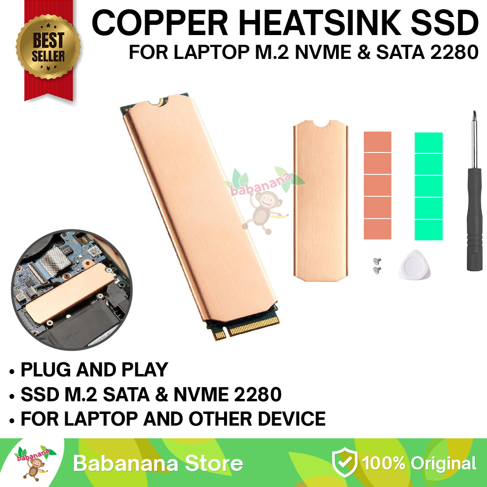 Jual HEATSINK SSD M.2 NVME M.2 SATA 2280 COOLING STEAM DECK LAPTOP ...