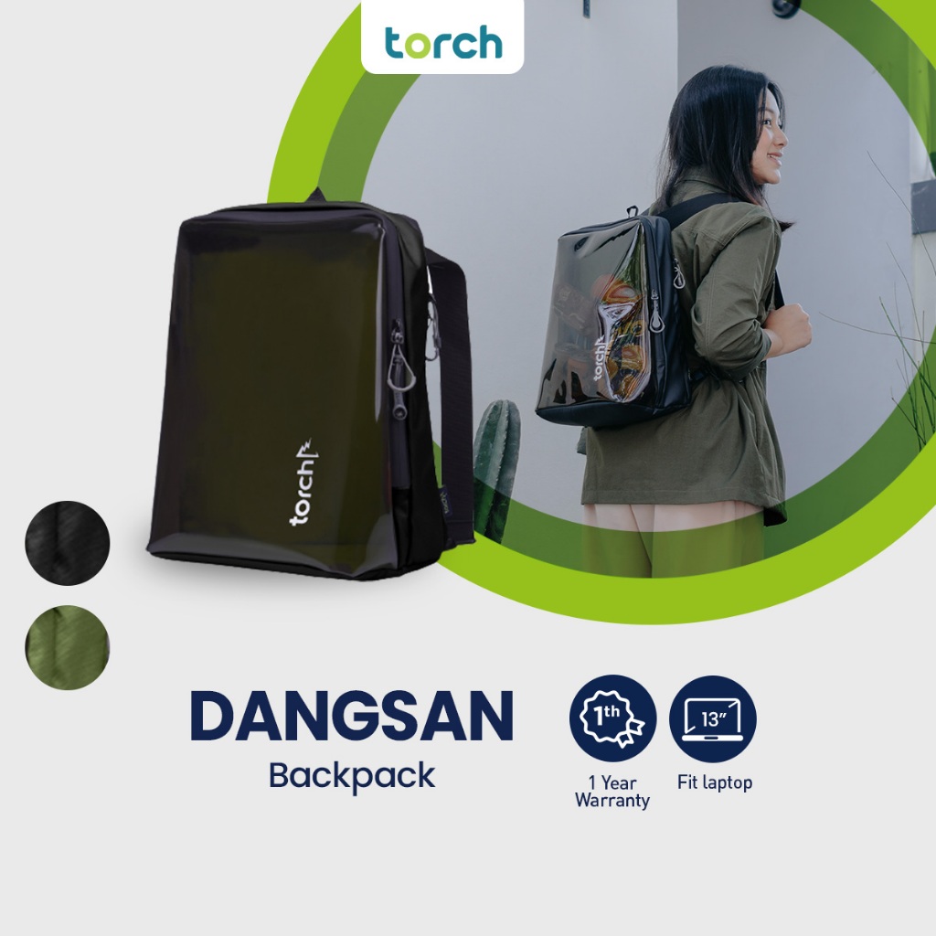 Jual TORCH Dangsan Tas Ransel Punggung Sekolah Kerja Travelling Laptop ...