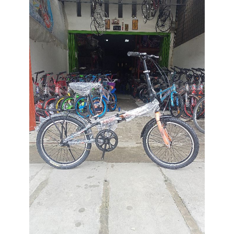 Jual sepeda lipat velion tipe VB14 single speed 20 inci | Shopee Indonesia