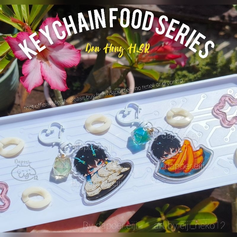 Jual [eiji] KEYCHAIN/GANTUNGAN KUNCI HSR DAN HENG FOOD SERIES (READY ...