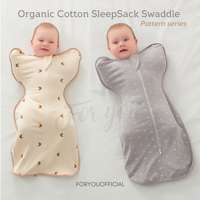 Jual [NEW] FORYOU - Organic Cotton Sleepsack Swaddle Pattern series ...