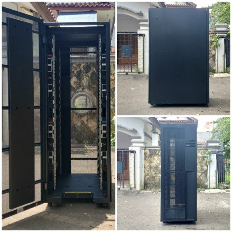 Jual Close Rack Ibm 36U HitamDepth 100Cm Ada Roda | Shopee Indonesia