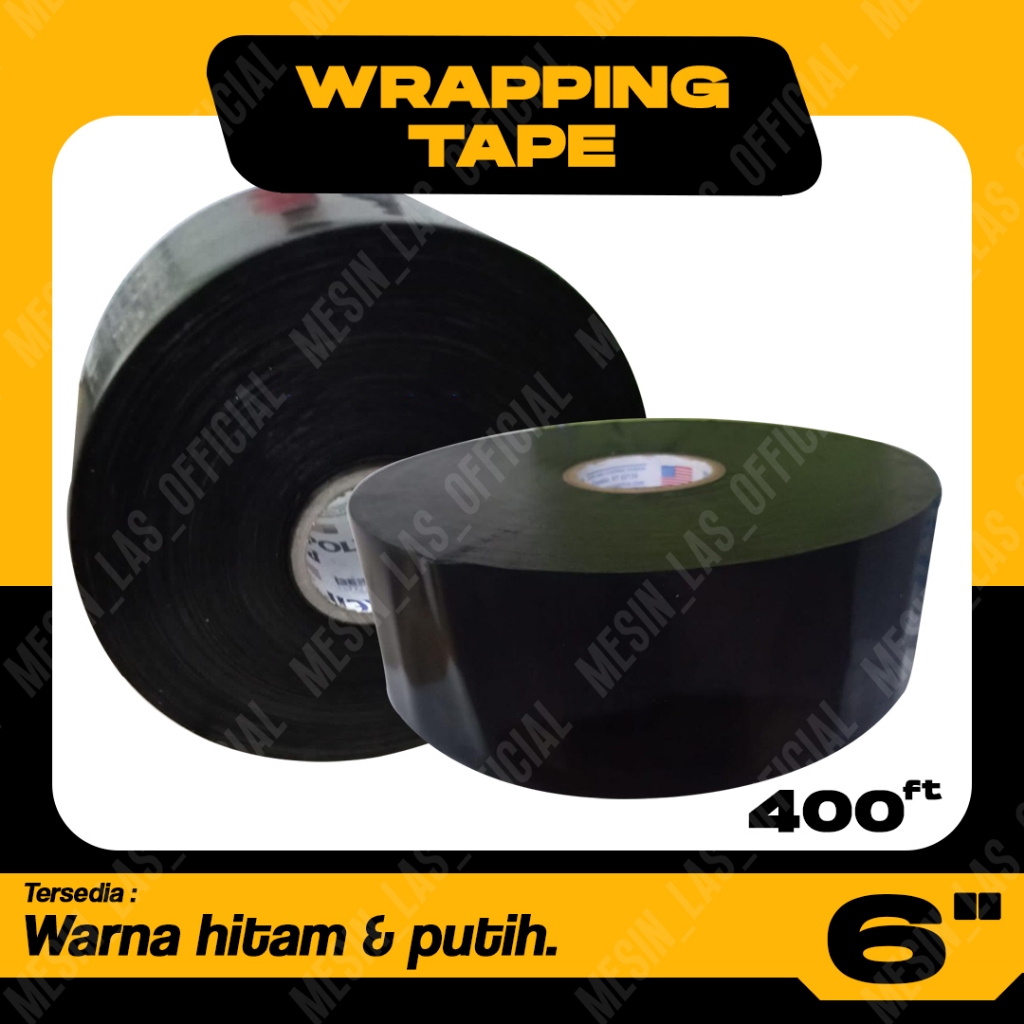 Jual Wrapping pipa bawah tanah isolasi Polyken wrapping hitam & putih ...