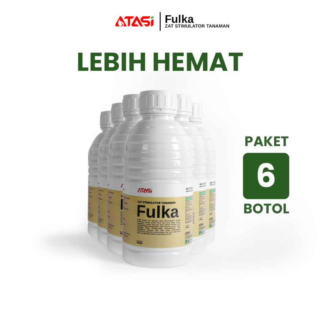 Jual 6btl Fulka Zat Stimulator Tanaman Pupuk Daun Buah Umbi Akar Batang ...