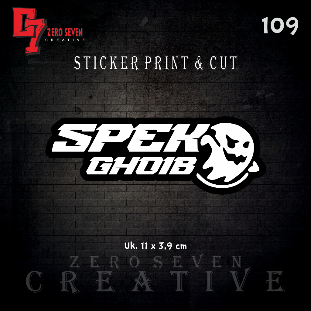 Jual STIKER SPEK GHOIB / STIKER RACING / STIKER MOTOR / STIKER ...