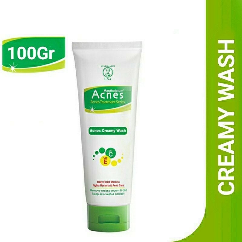 Jual ACNES Natural Care Face Wash Deep Pore Cleanser | Complete White ...