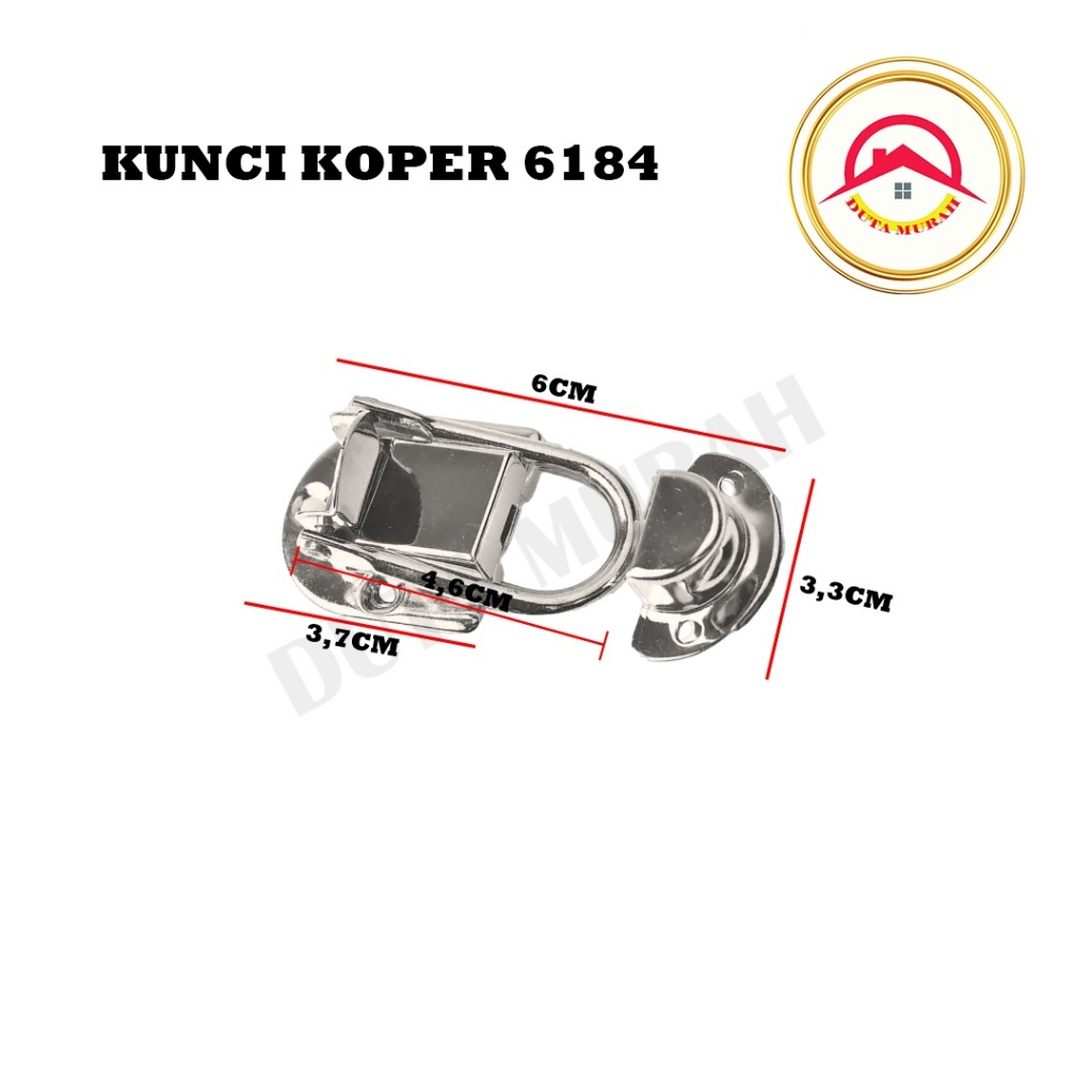 Jual Kunci koper box Kunci peti dgn mata kunci Hardcase koper Kaitan ...