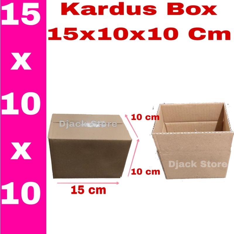 Jual Kardus Box 15x10x10 cm | Shopee Indonesia