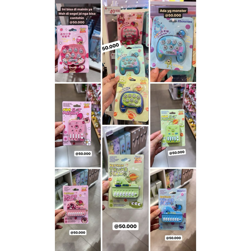 Jual Mainan Lotso Miniso x Disney | Games Toy Story POP-IT Alien ...