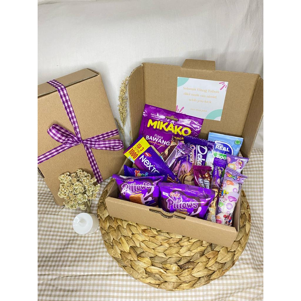 Jual Box gift box snack mini gift mini snack hadiah snack HAMPERS ...