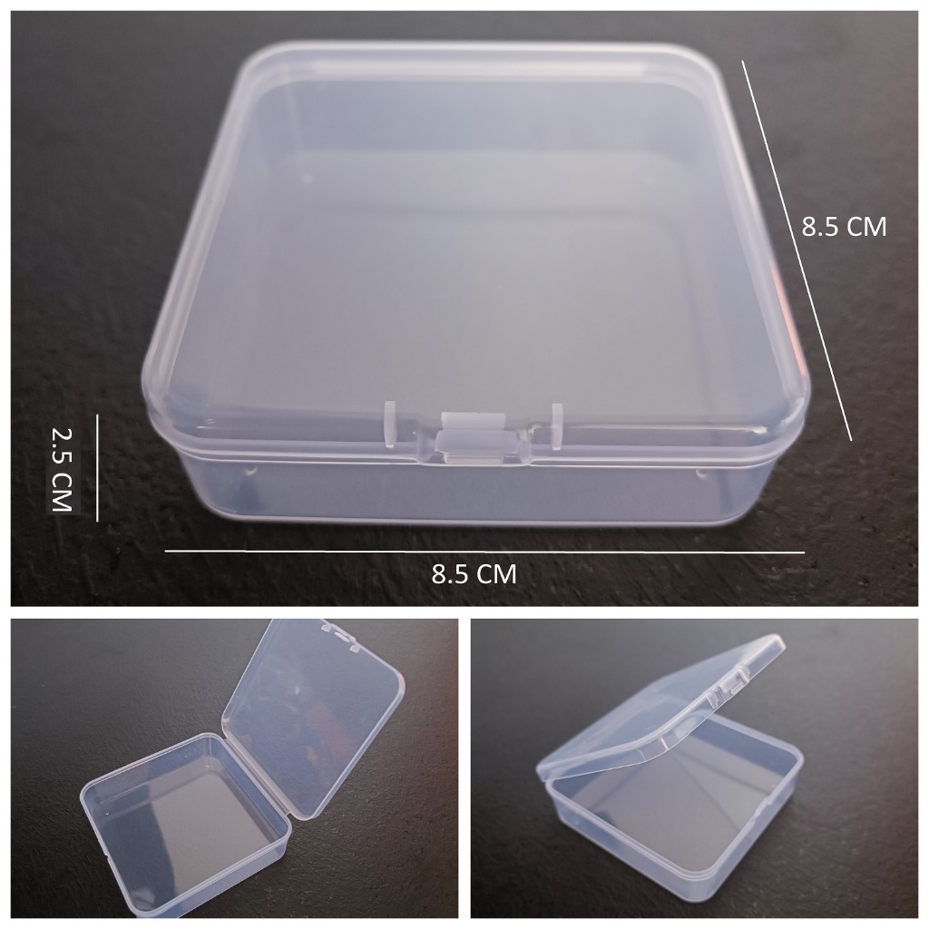 Jual Storage Box Organizer 8.5x8.5x2.5cm Kotak Tempat Penyimpanan ...
