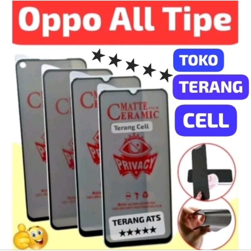 Jual Anti Gores Spy Ceramics Oppo All Tipe A1K A3S A5 A5S A5 2020 A7 2018 A8 A9 2020 A11 A11K ...
