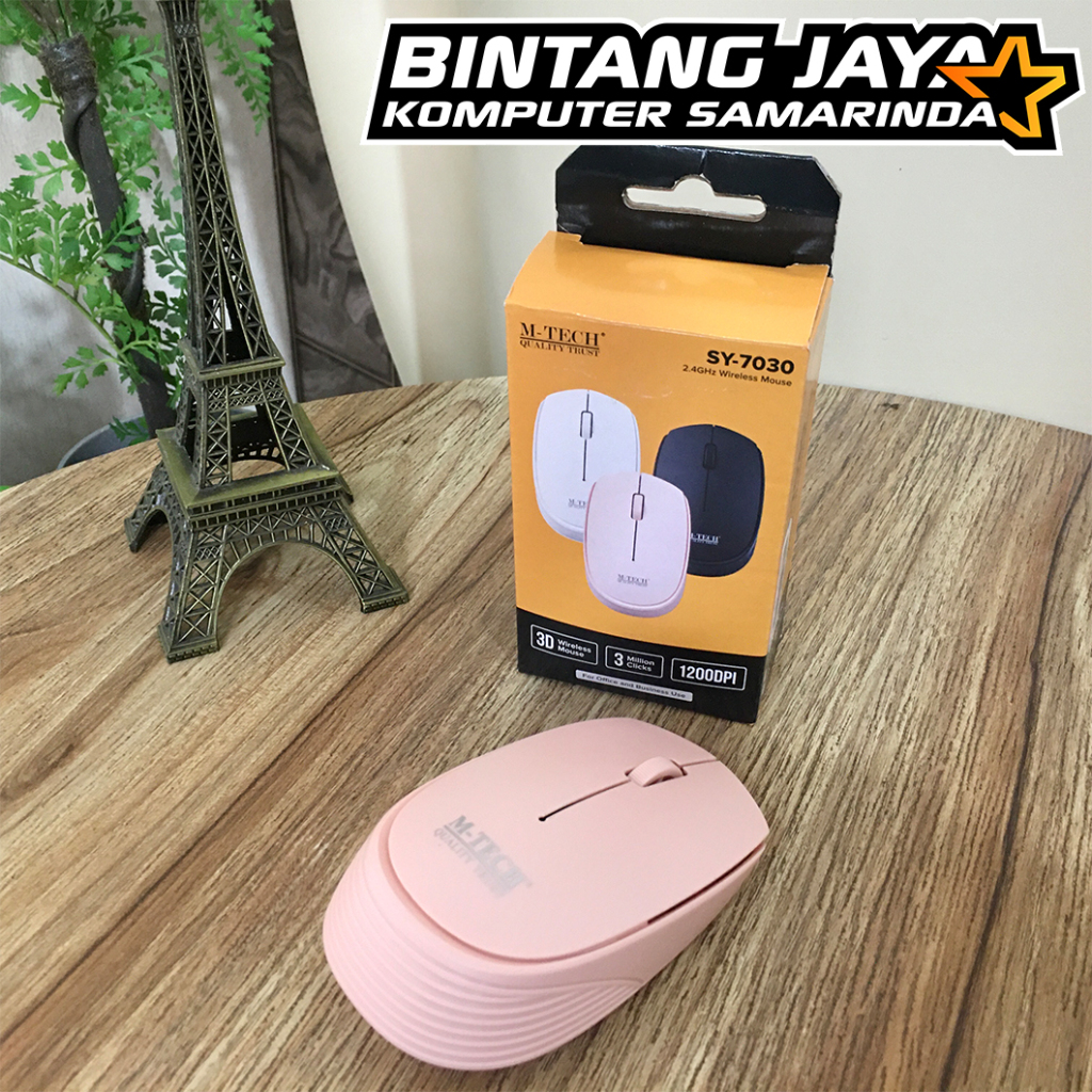 Jual Mouse Wireless M-TECH SY-7030 + Battery | Shopee Indonesia
