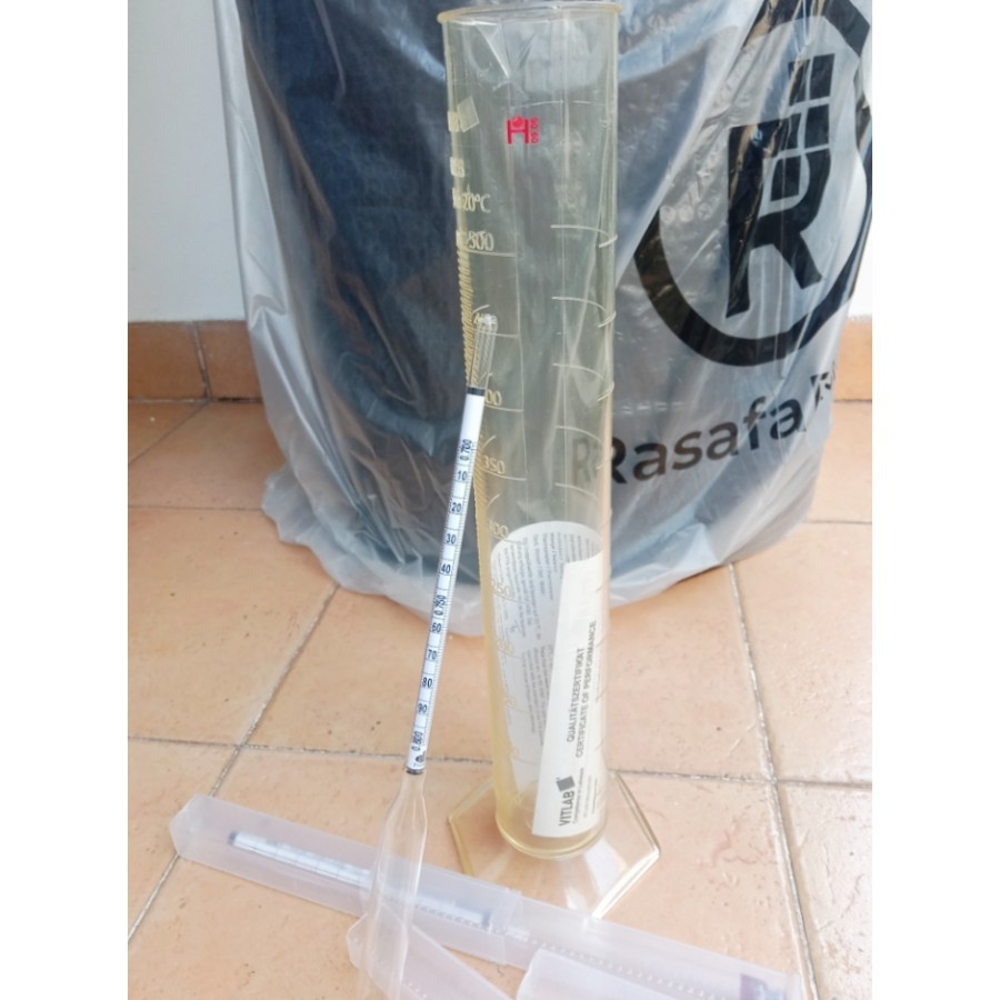 Jual Set Lengkap Test Density BBM 3 pcs Hydrometer Bensin,Hydrometer ...