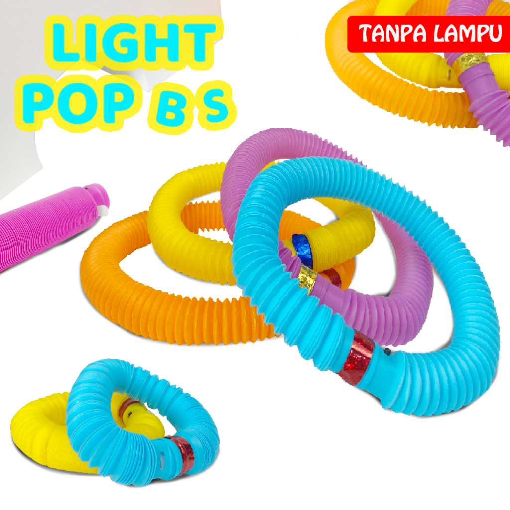 Jual Mainan Viral Light POP TANPA LAMPU / Mainan Selang Tarik Tanpa ...