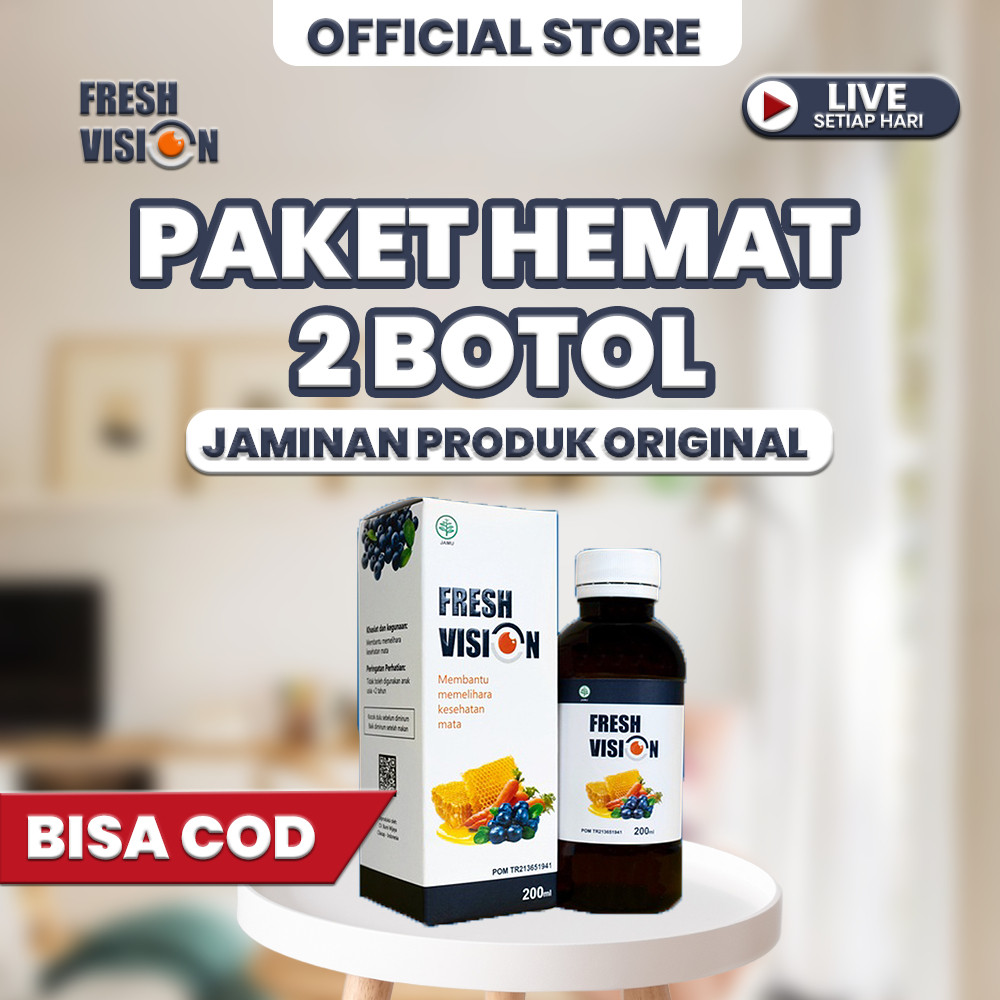 Jual PROMO HEMAT 2 BOTOL FRESH VISION ORIGINAL MADU HERBAL JAGA ...