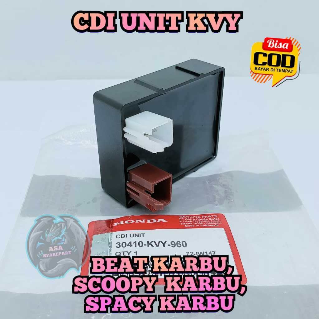 Jual CDI UNIT Kvy ASLI ORIGINAL Motor HONDA BEAT KARBU , SCOOPY CARBU ...