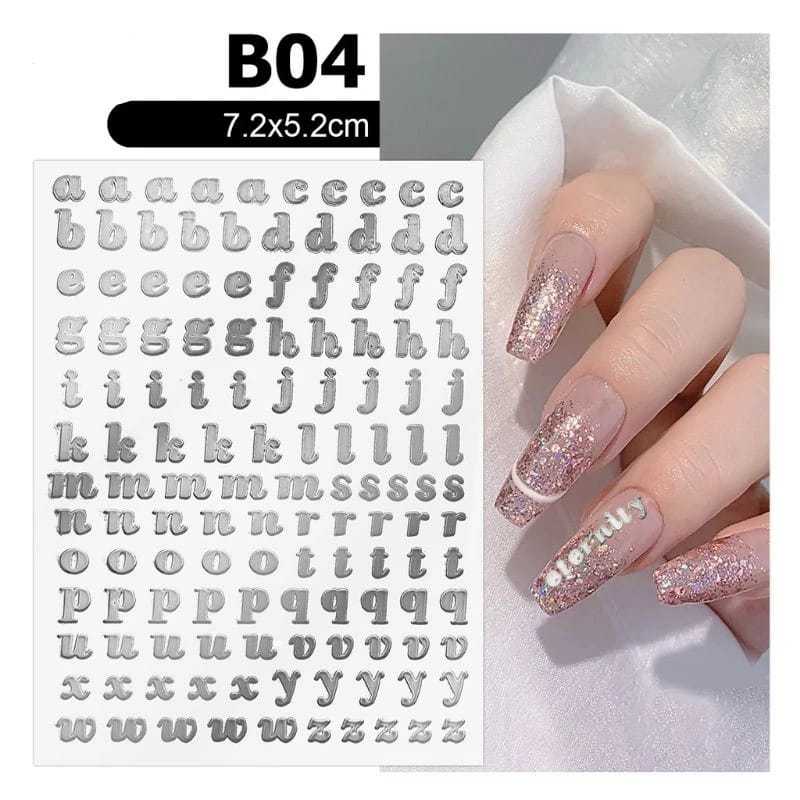 Jual STIKER HURUF ANGKA Stiker kuku Nail Art motif Huruf Angka GOLD ... Jual STIKER HURUF ANGKA Stiker kuku Nail Art motif Huruf Angka GOLD ...